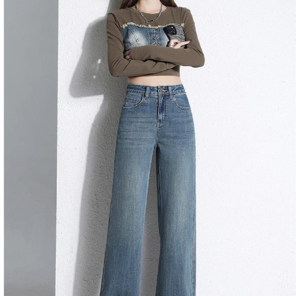 Light Color All-matching Jeans Women – FashionUSD